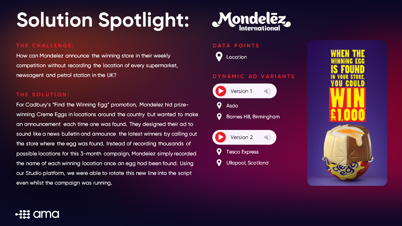 AMA Solution Spotlight: Mondelez - AMA - A Million Ads
